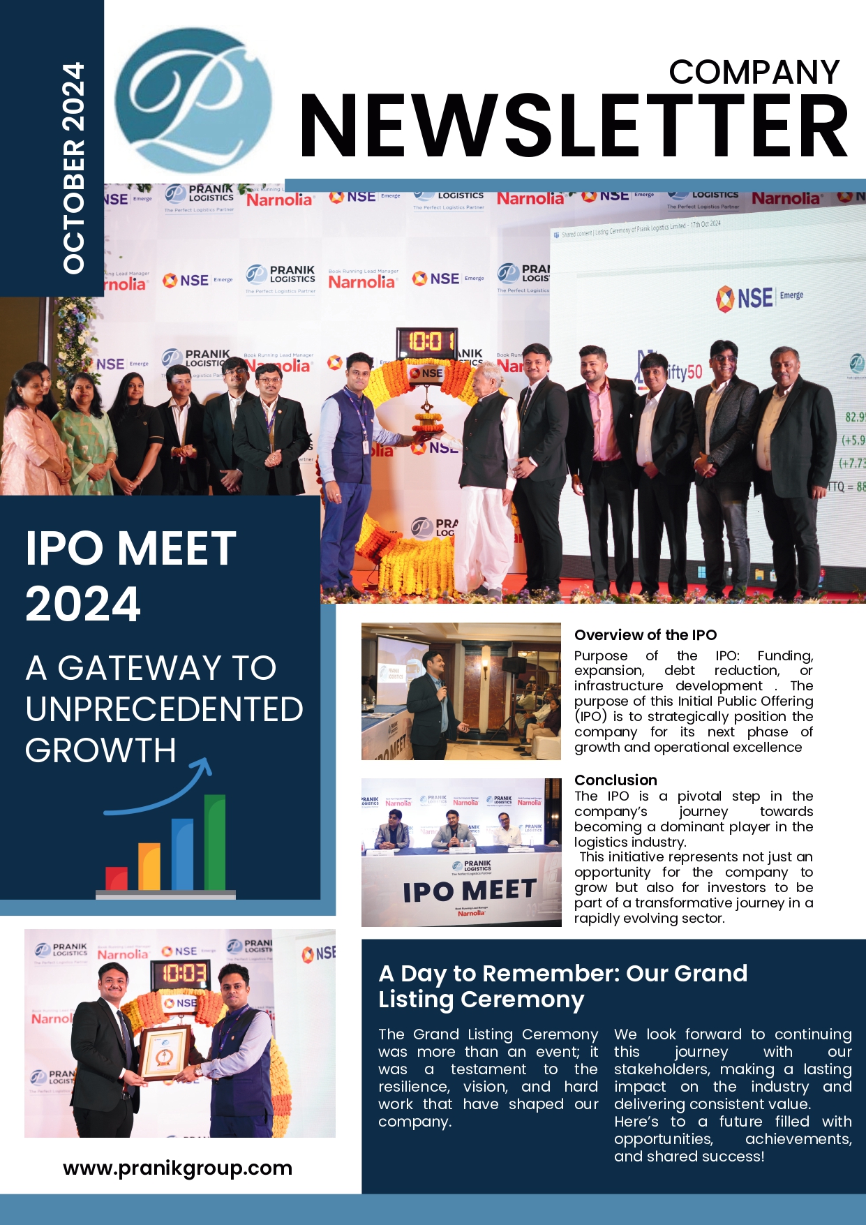 IPO MEET 2024 A GATEWAY TO UNPRECEDENTED GROWTH - OCT 2024 - "Pranik ...